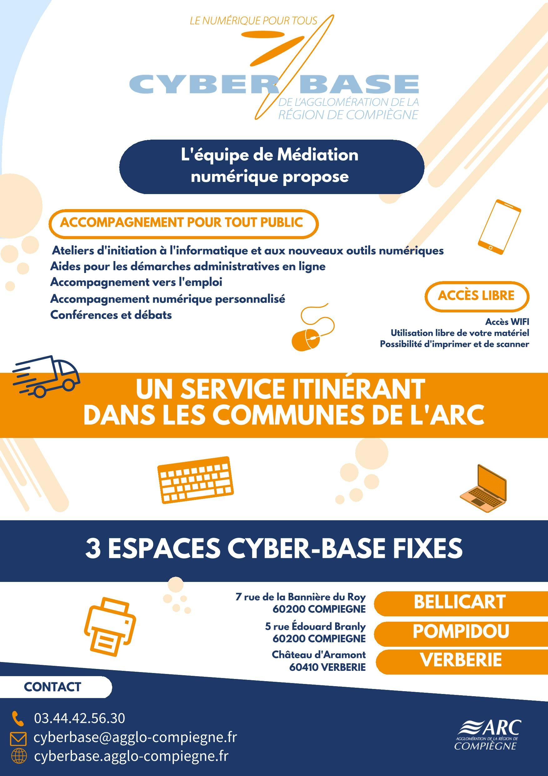 CYBER BASE : Le numérique pour tous - Plateforme Emploi de l’ARC